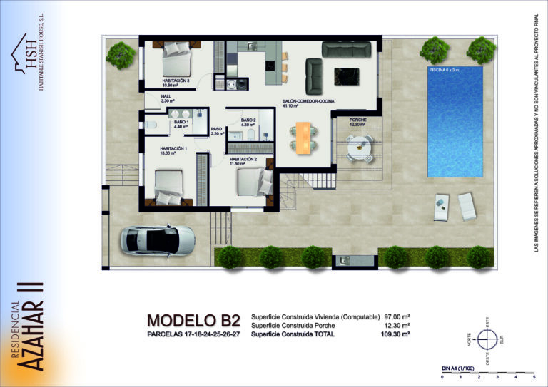 MODELO B2 - Habitable Spanish House